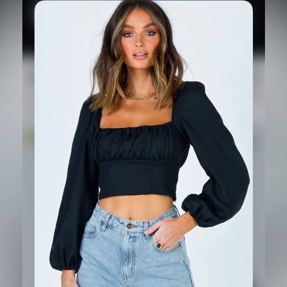 Princess Polly | Tops | Princess Polly Recycled Fibers Ariah Long ...